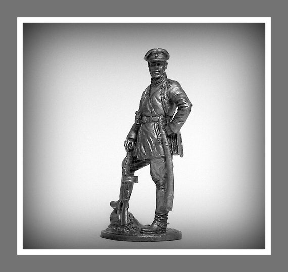 Toy Soldiers Action Figurines Soviet Officer World War II WW2 - Etsy