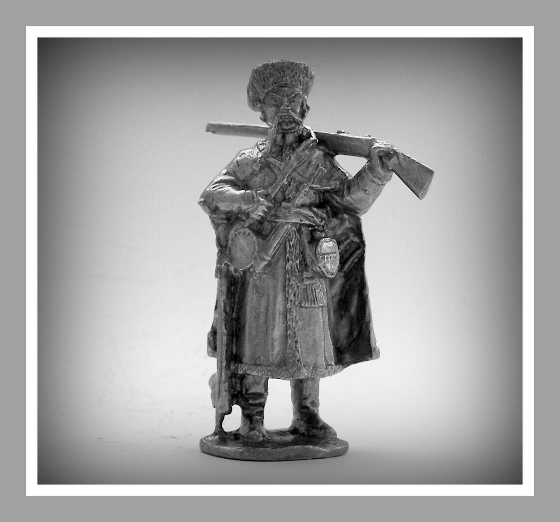 Toy Soldiers Action Figurines Ukrainian Cossack 17 Century 54 - Etsy