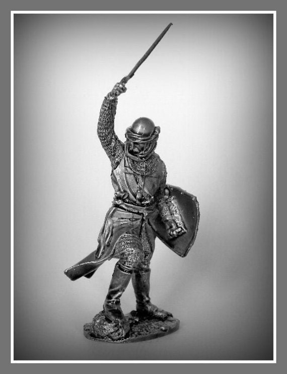 Toy Soldiers Action Figurines English Knight 15 Century 54 mm | Etsy