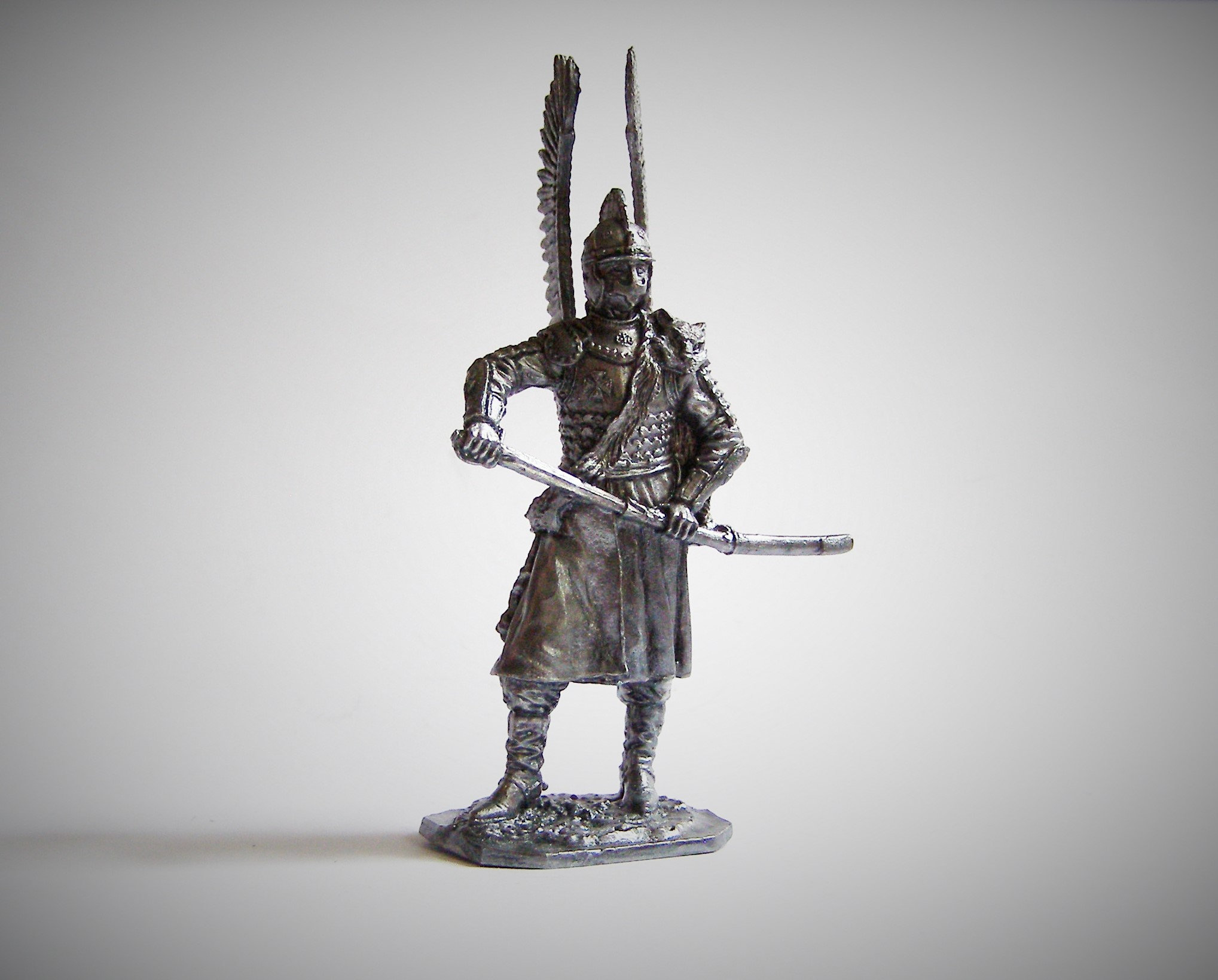 Toy Soldiers Polish Winged Hussar 16th Century 54 Mm Figure 1/32 Scale ...