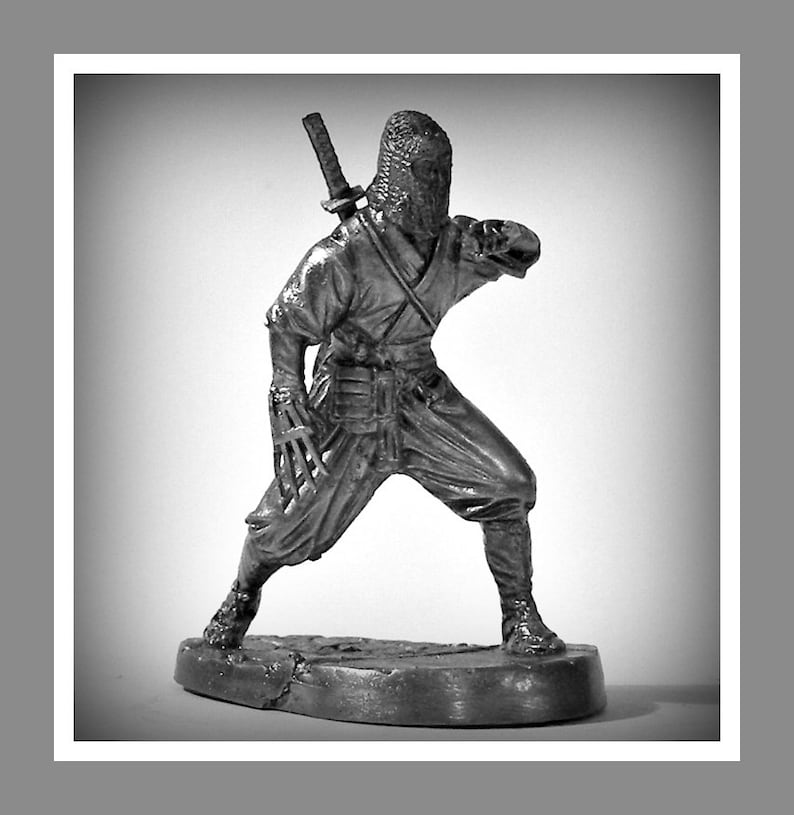 Toy Action Figures Japanese Ninja 15th Century 54 Mm Figure 1/32 Scale ...