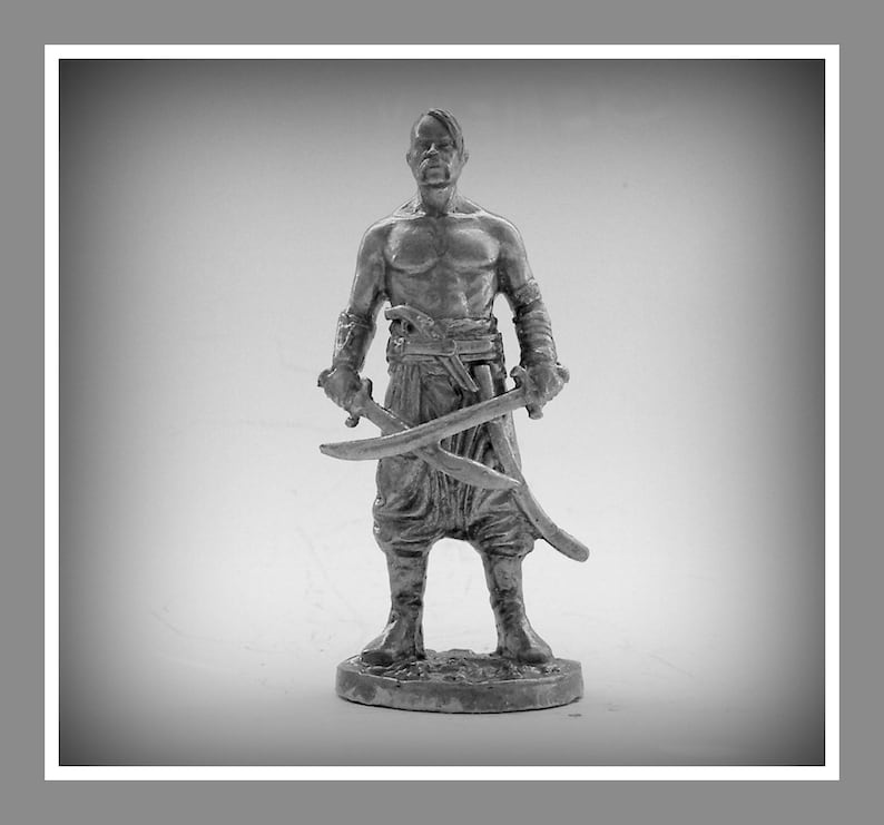 Toy Soldiers Action Figurines Ukrainian Cossack 17 Century 54 Mm ...
