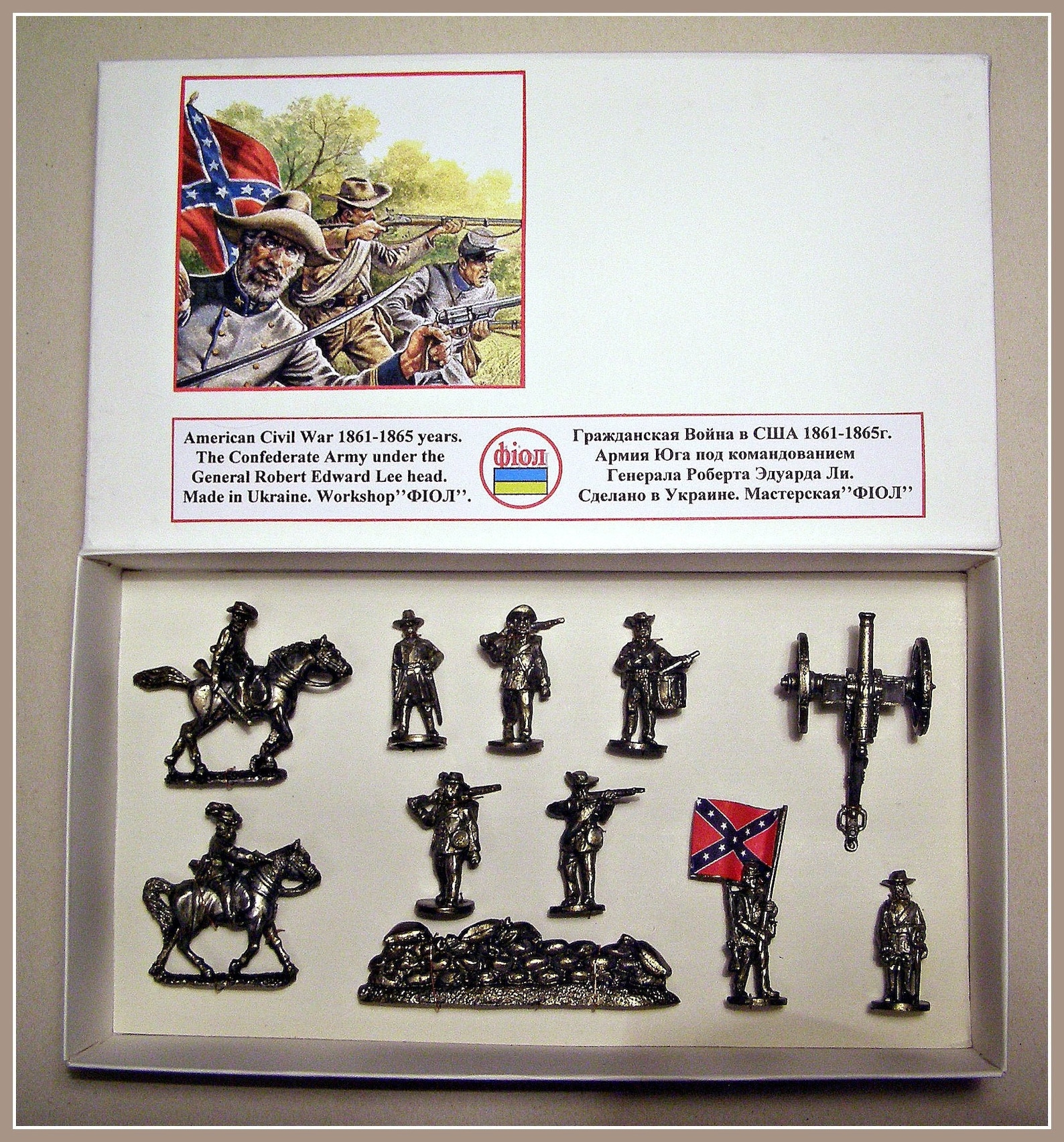 Toy Soldiers Action Figurines American Civil War Confederate States ...