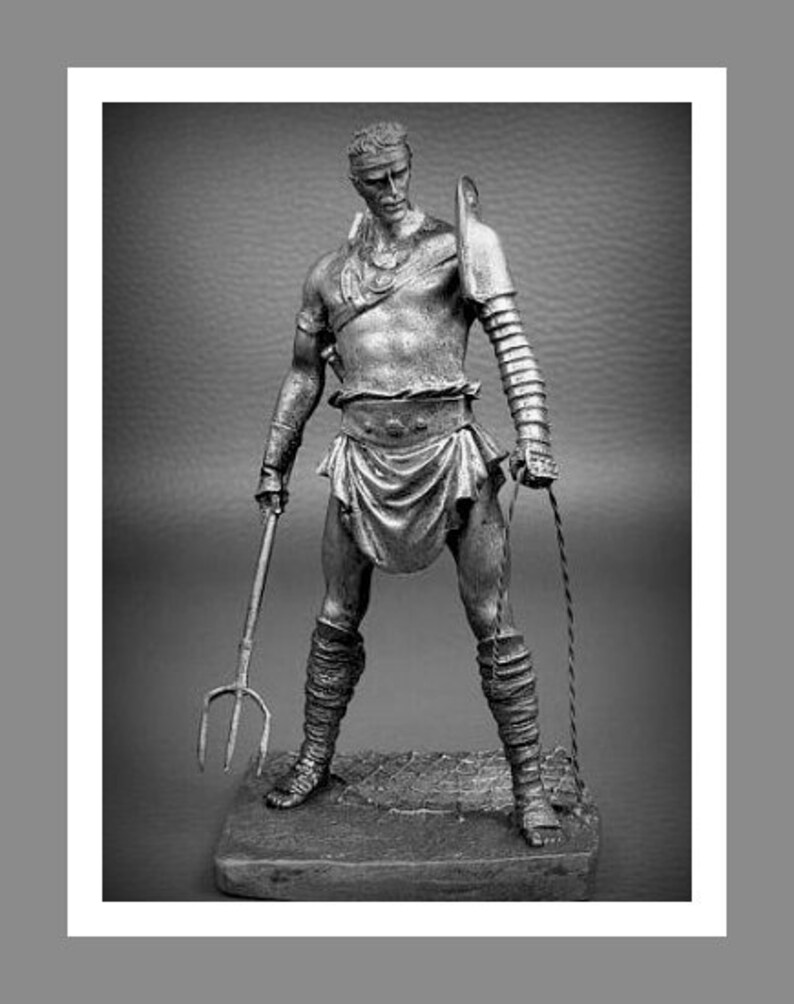Action Figure Toys Roman Gladiator Retiarius 1st Century BC 75 Mm ...