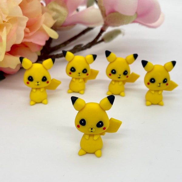Polymer clay pikachu - Etsy France
