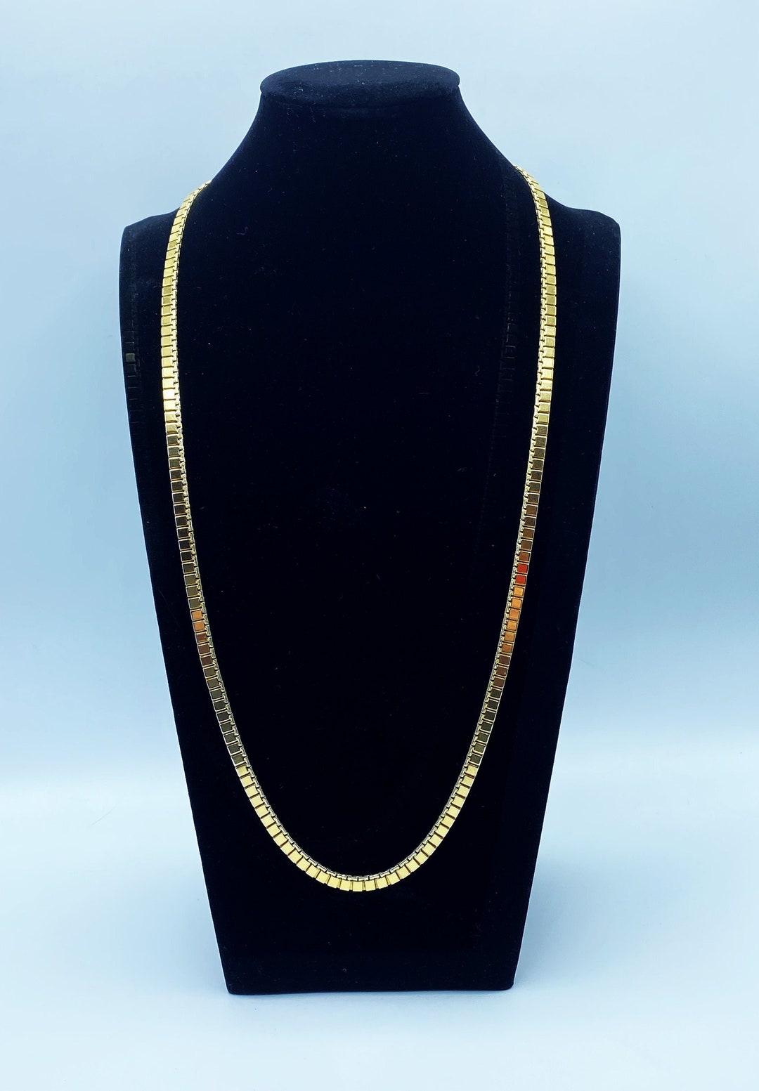 Vintage Monet Chain Necklace, Monet Gold Chain, 28 Inches, Monet ...
