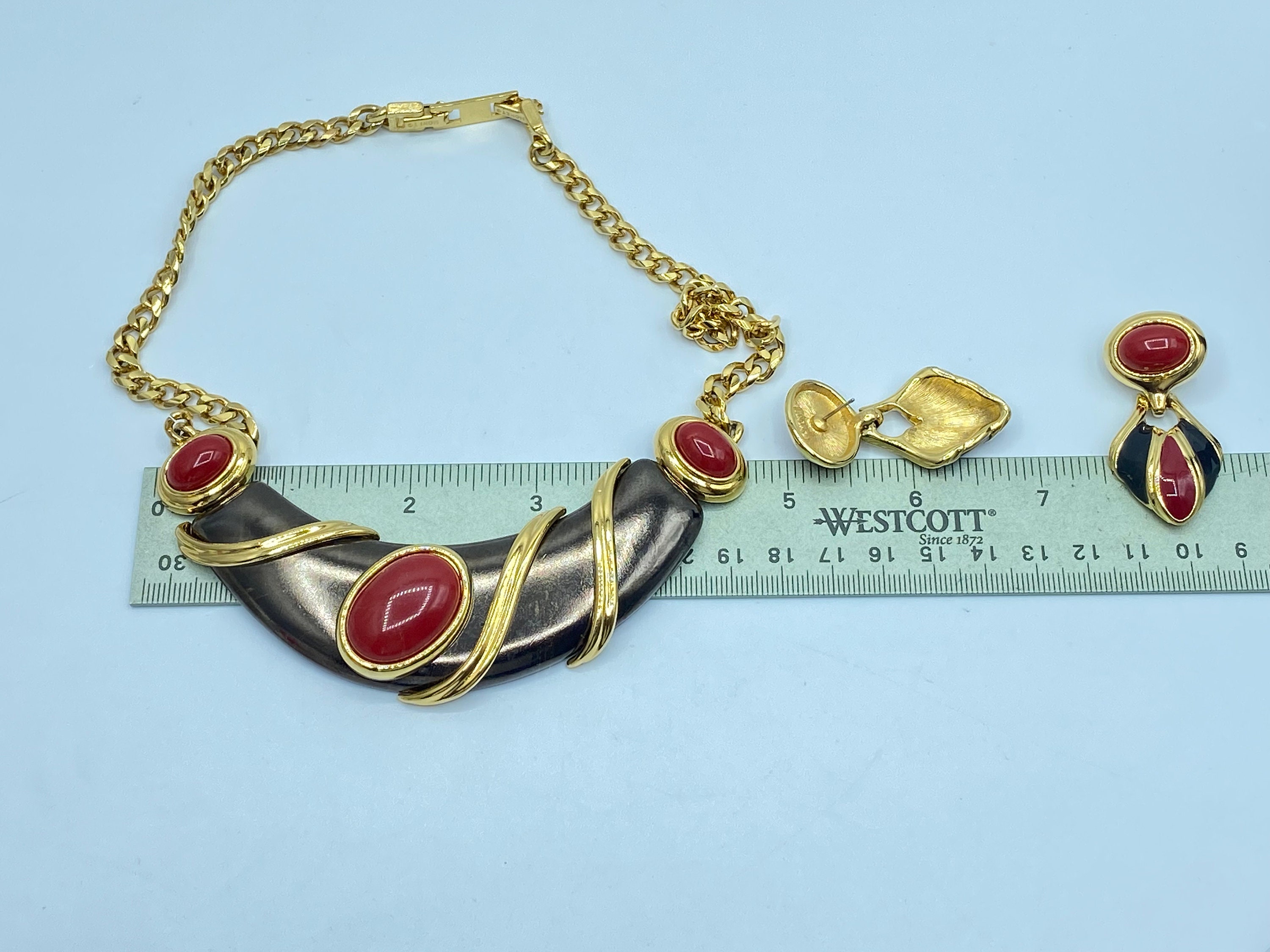 Vintage Monet Necklace, Monet Modernist Necklace, Monet Necklace and ...