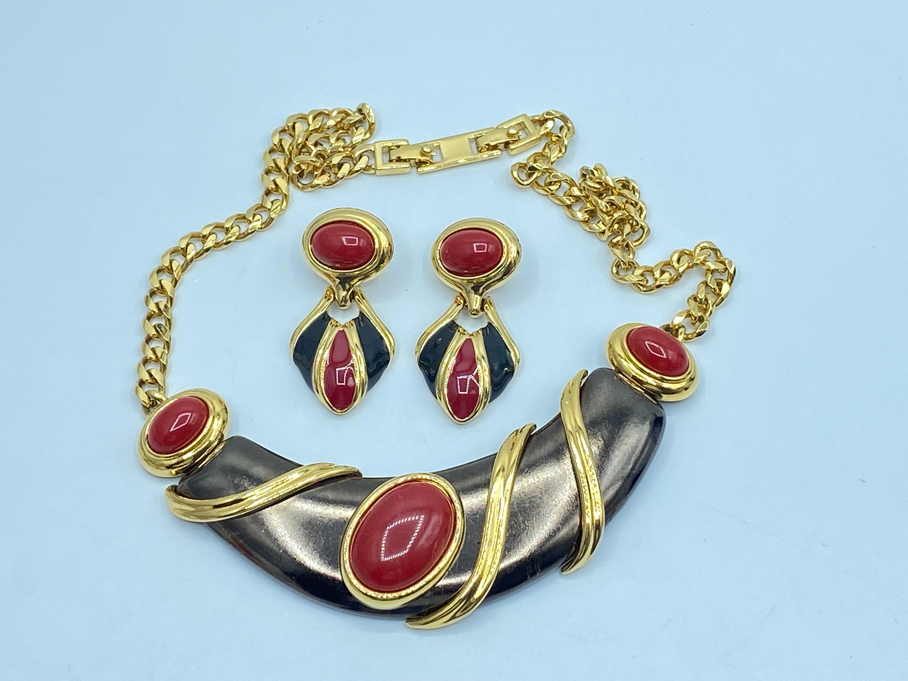 Vintage Monet Necklace, Monet Modernist Necklace, Monet Necklace and ...