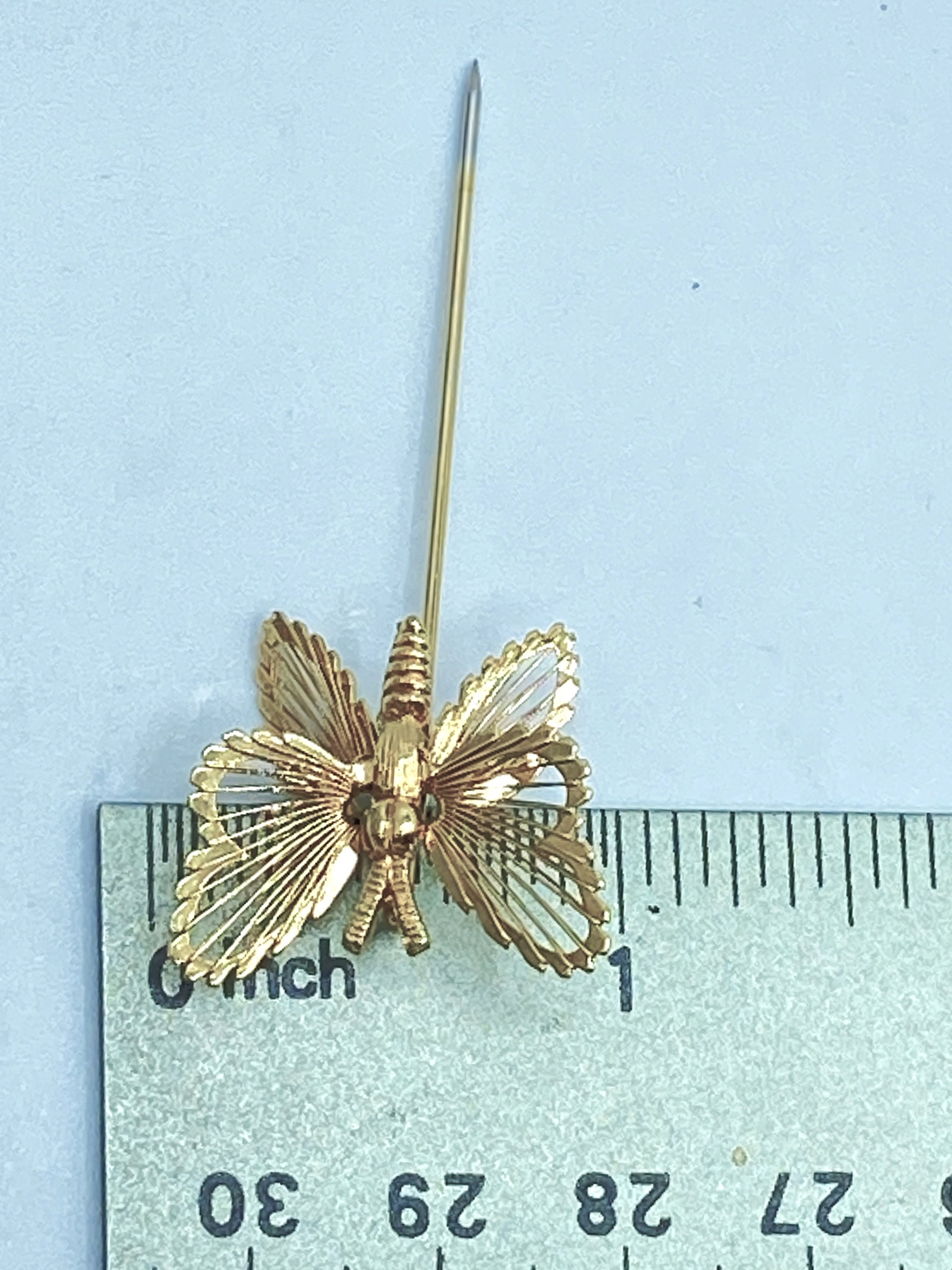 Monet Butterfly Pin '80s Monet Pin Butterfly Stick Pin - Etsy
