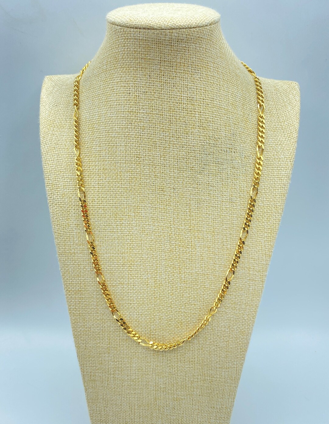 Vintage Monet Necklace Monet Gold Chain Link Necklace Monet - Etsy