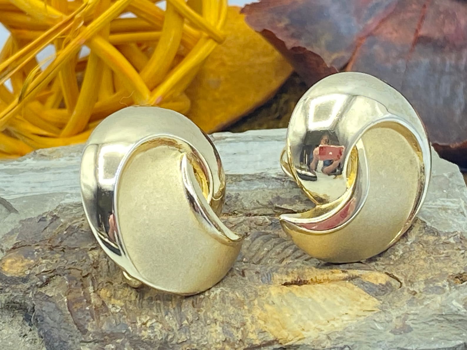 Crown Trifari Gold Earrings, 60s Trifari Earrings, Trifari Jewelry ...