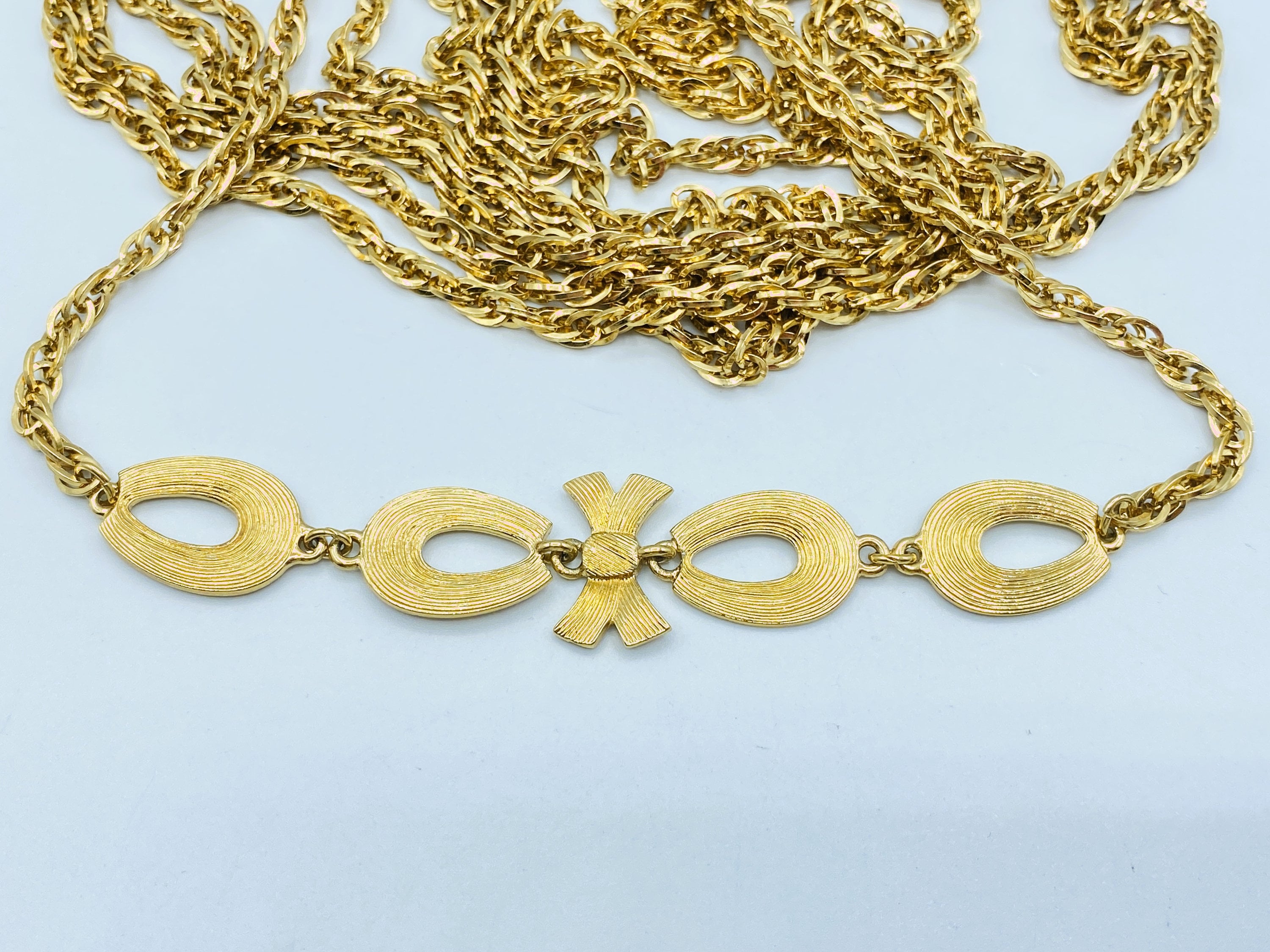 Vintage Monet Necklace Monet Chain Necklace 32 70s - Etsy