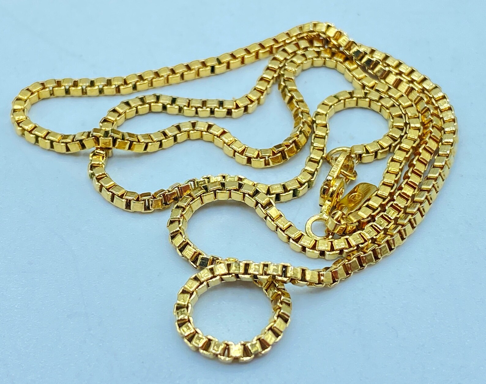 Vintage Monet Chain Necklace, Monet Choker, Monet Gold Chain, 70s Monet ...
