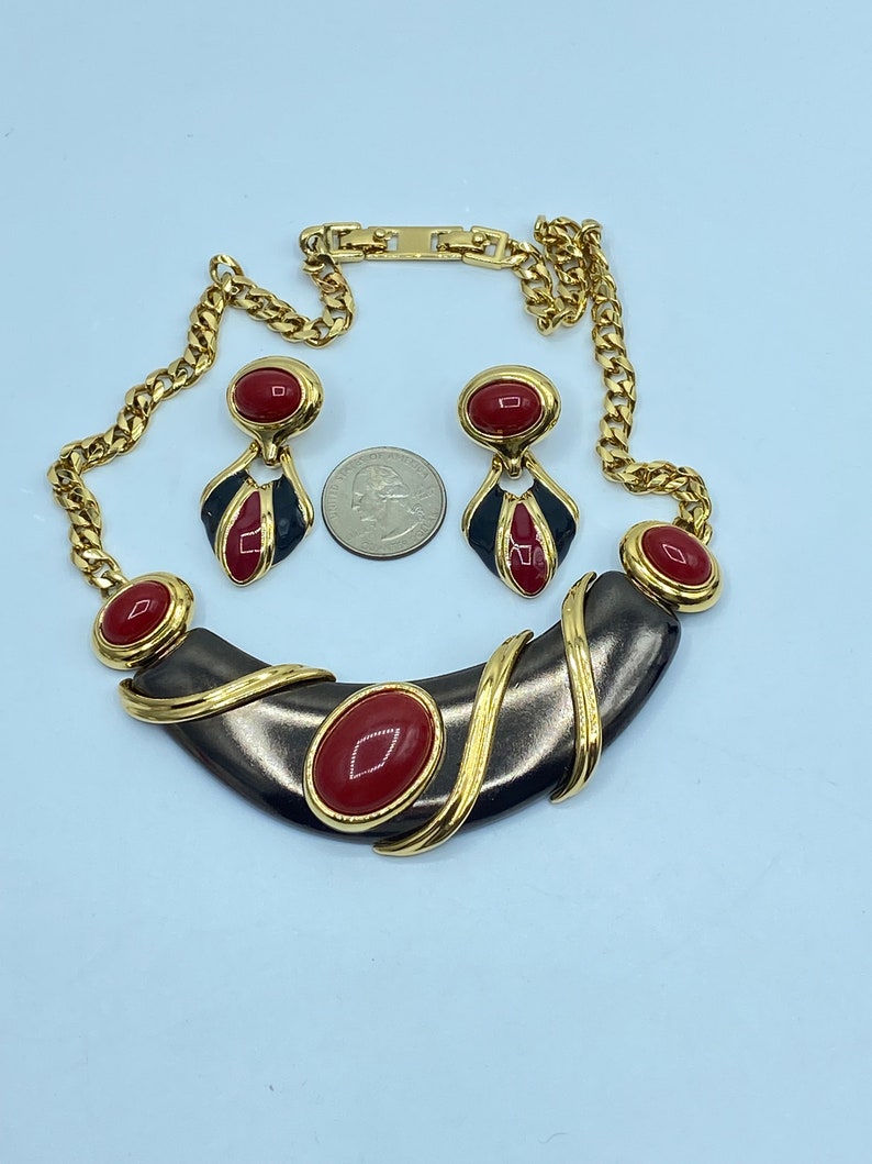 Vintage Monet Necklace, Monet Modernist Necklace, Monet Necklace and ...
