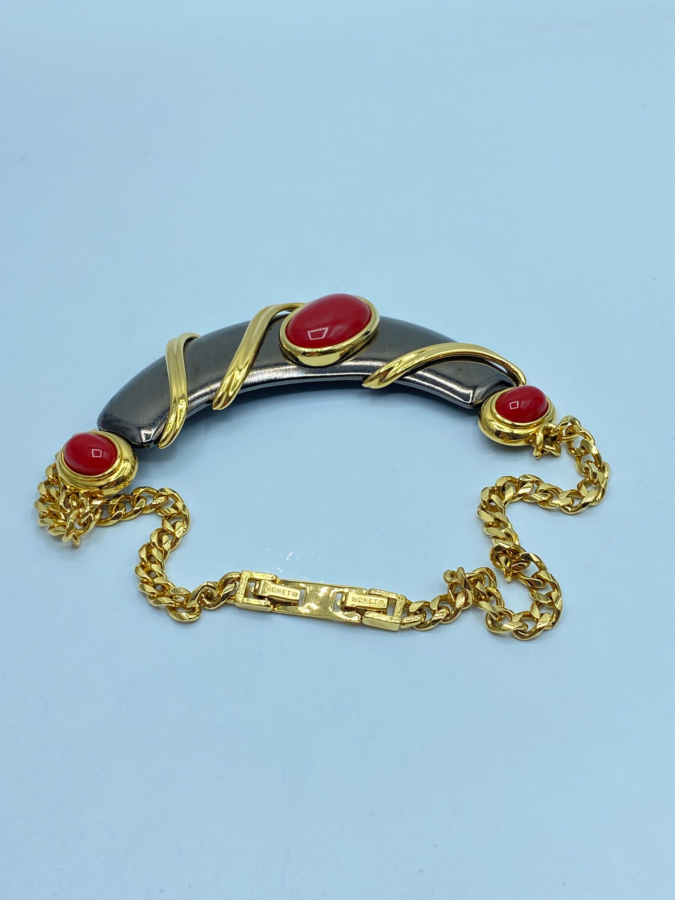 Vintage Monet Necklace, Monet Modernist Necklace, Monet Necklace and ...