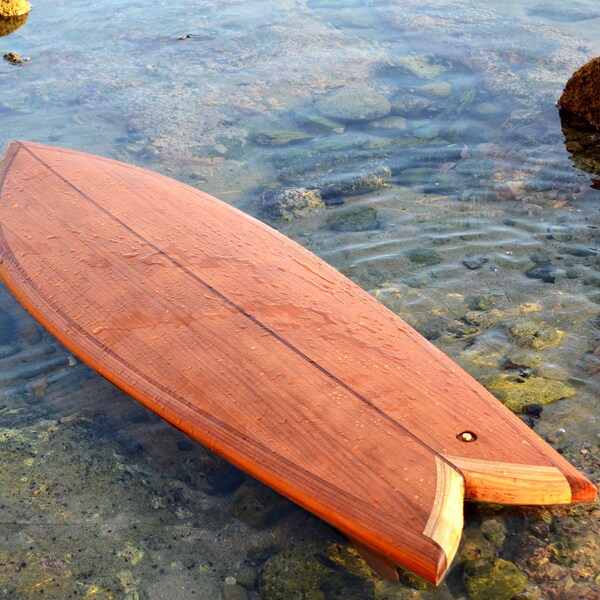 Wooden Surfboard - Etsy
