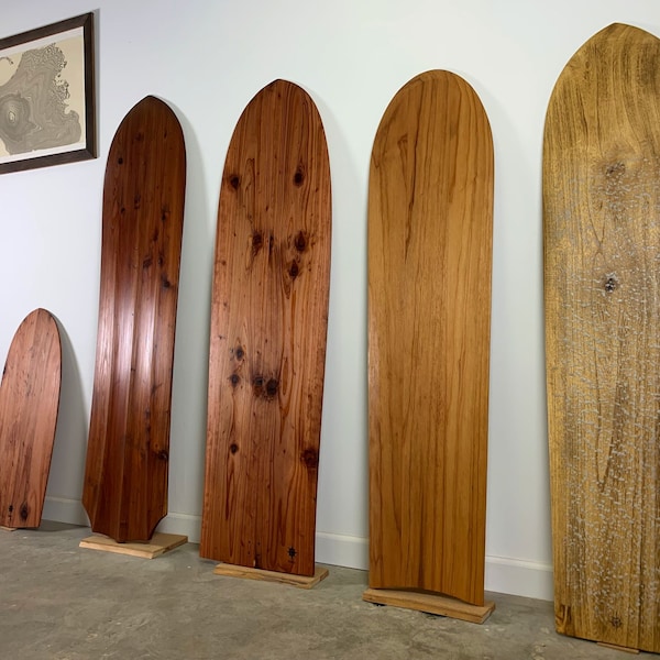 Wooden Surfboard - Etsy