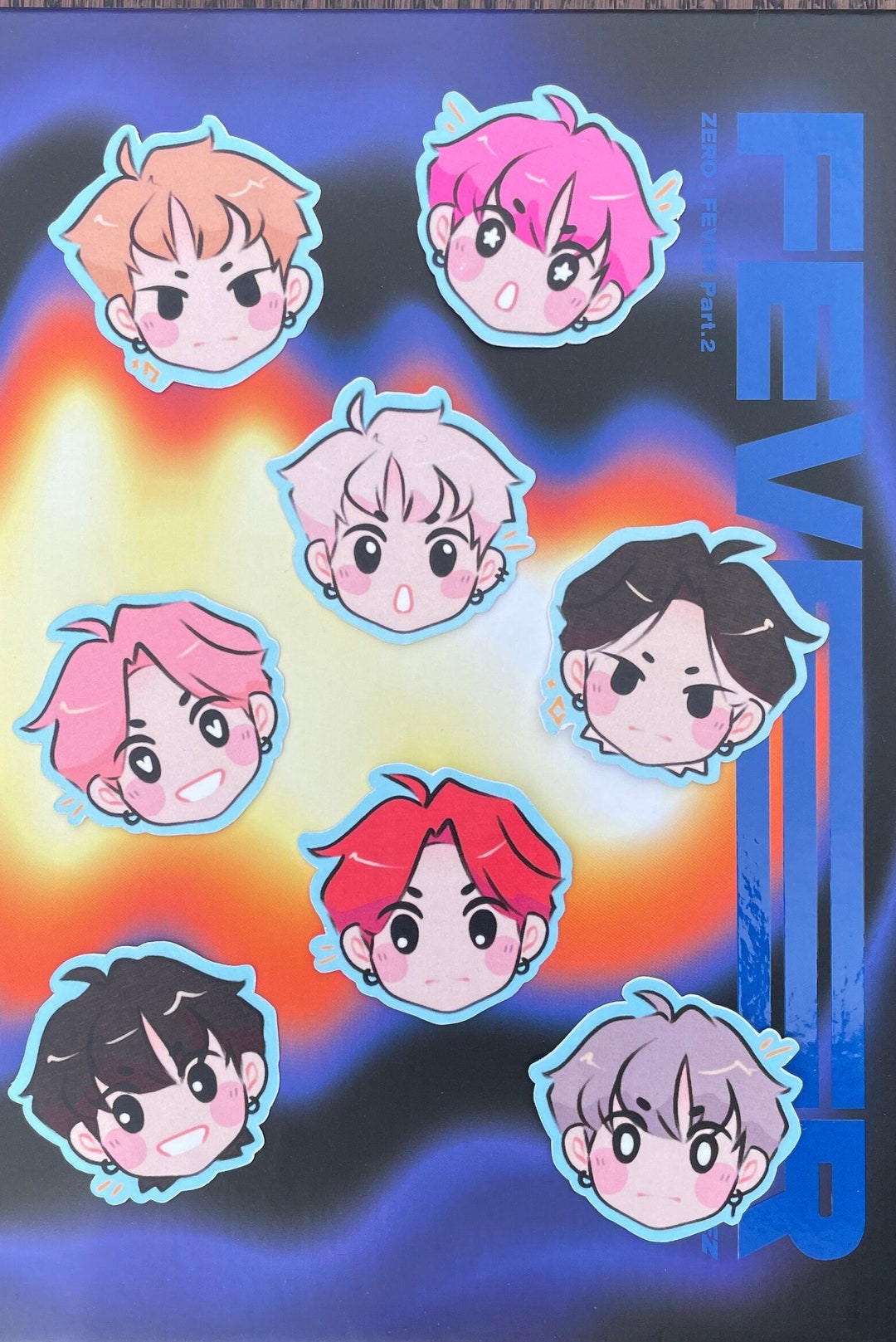 ATEEZ Dreamers Chibi Pre-cut Stickers - Etsy