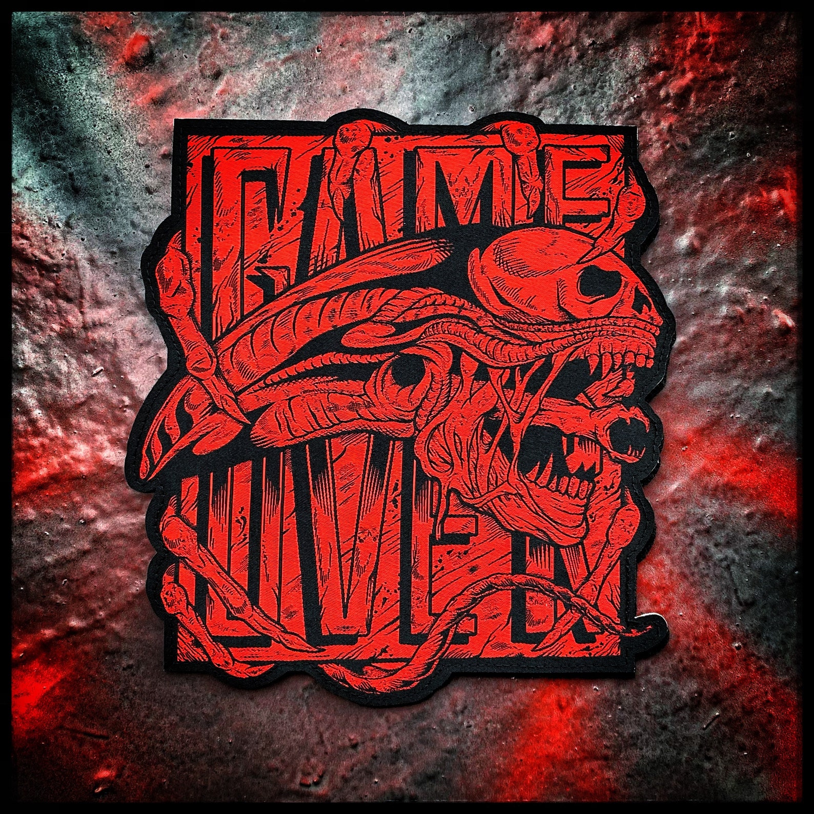 Game Over Back Patch - Etsy