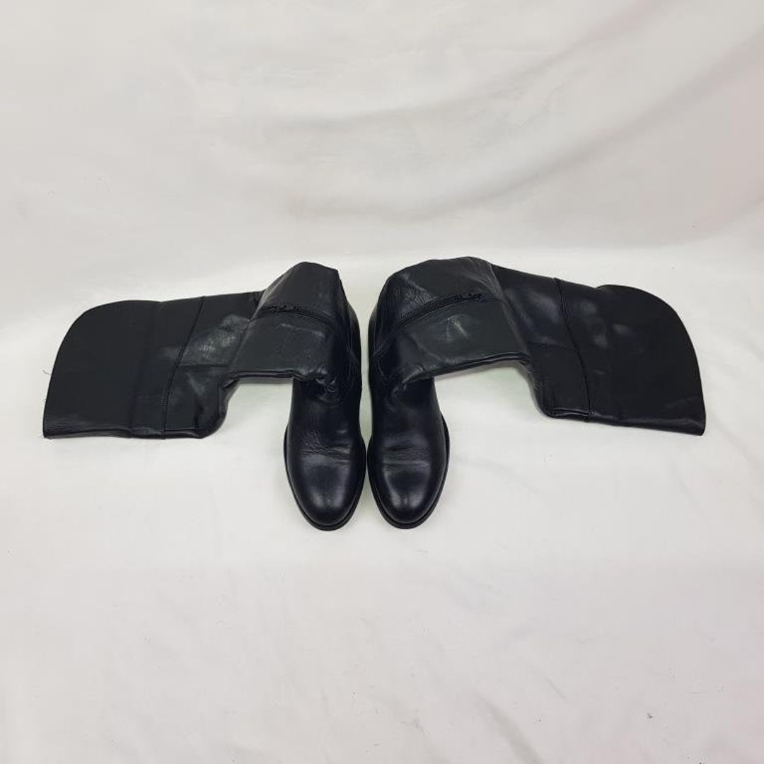 Over the Knee Boots for Women, Long Black Boots, Slouchy Mod Boots ...