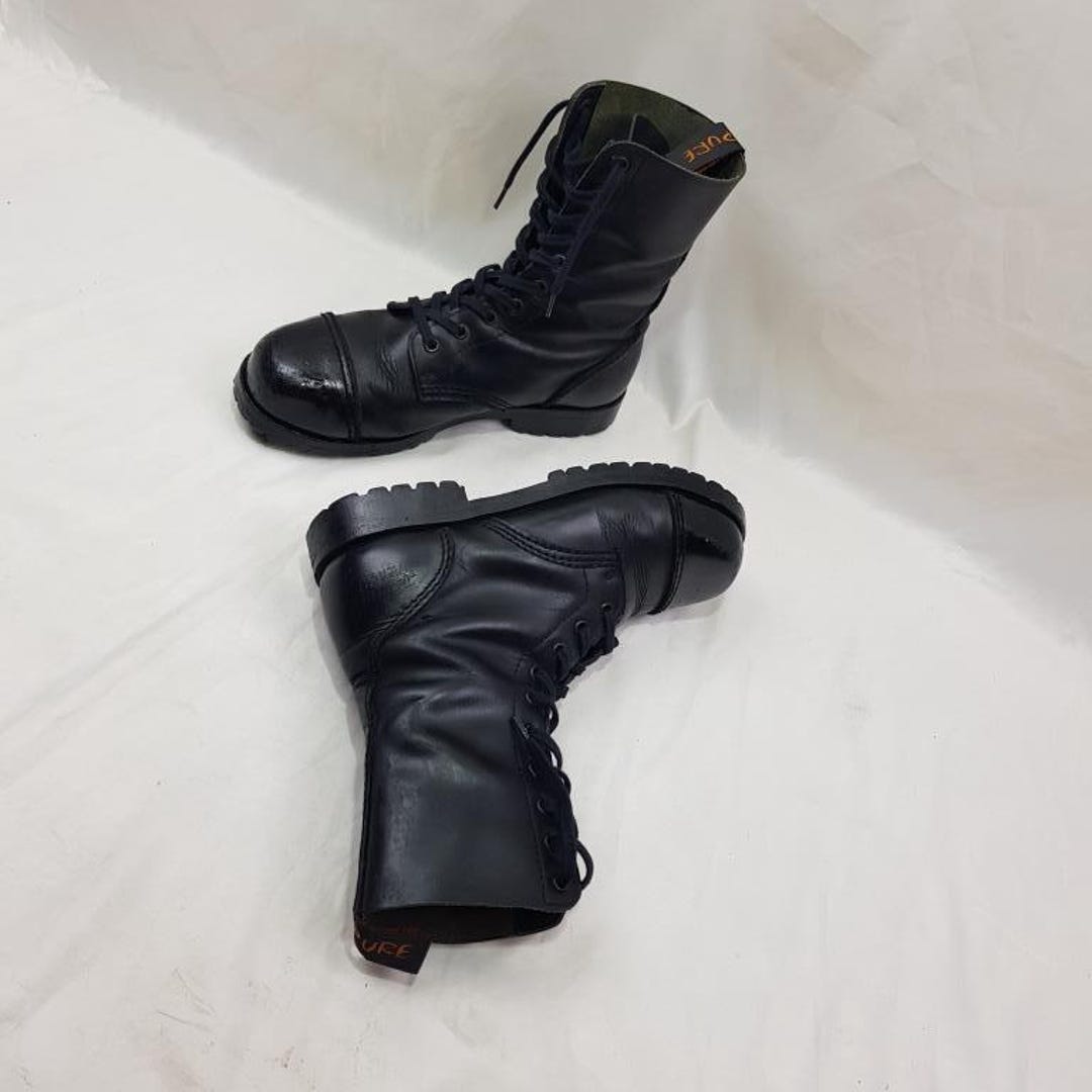 Combat Platform Steel Toe Engineer Boots, Cyberpunk Cosplay Boots, 90s ...