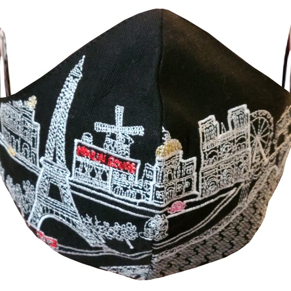 Eiffel Tower Face Mask - Etsy