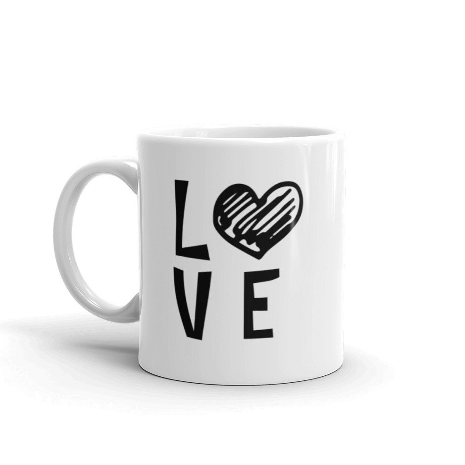Love Coffee Mug, Valentine's Day Coffee Mug, Inspirational Coffee Mug ...
