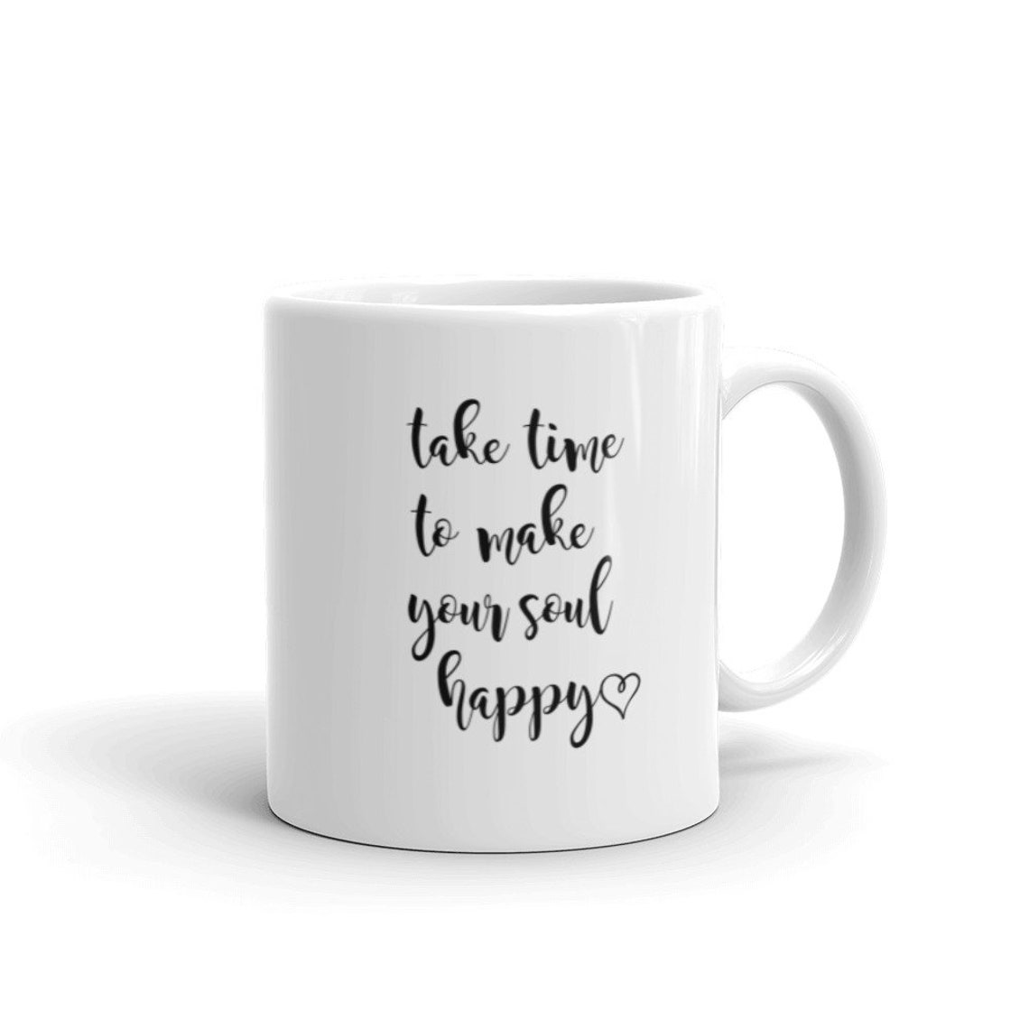 Inspirational Coffee Mug Motivational Coffee Mug Take Time Etsy