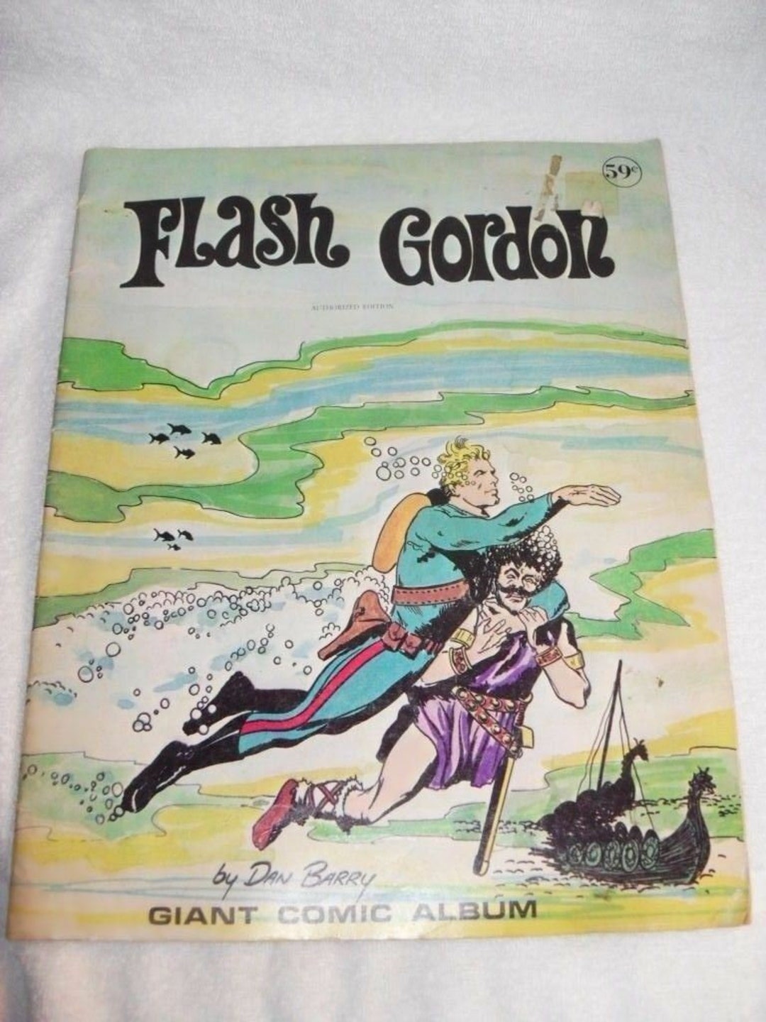 Flash Gordon Giant Comic Album by Dan Barry Modern Promotions Book 1972 ...