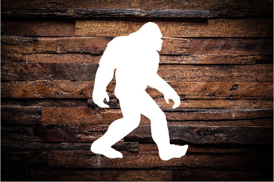 Bigfoot Silhouette Decal Bigfoot Sticker Sasquatch Decal | Etsy