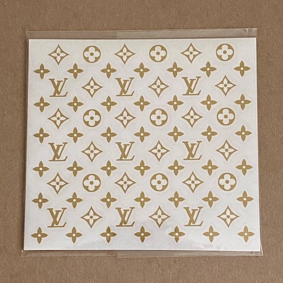 Louis Vuitton Sticker Sheets Louis Vuitton Decal Pattern | Etsy