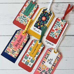 Gift Tags for Many Occasions, Stampin up Tags, Handmade Gift Tags, Set ...