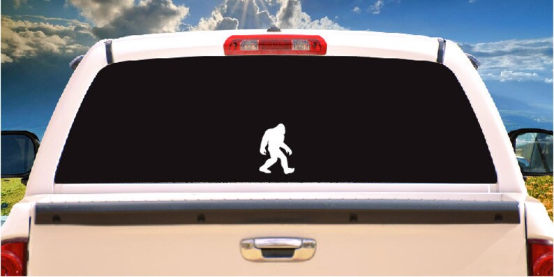 Bigfoot Silhouette Decal Bigfoot Sticker Sasquatch Decal | Etsy
