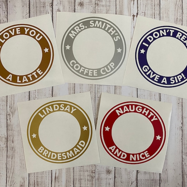 Starbucks Drink Sticker - Etsy