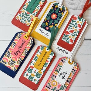Gift Tags for Many Occasions, Stampin up Tags, Handmade Gift Tags, Set ...