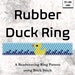 Rubber Duck Beaded Ring - Etsy