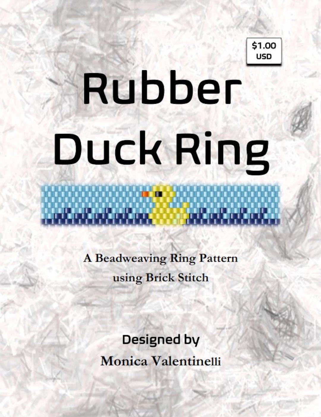 Rubber Duck Beaded Ring - Etsy