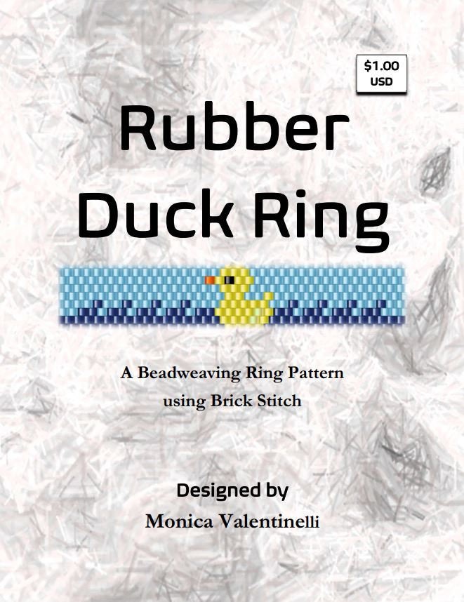 Rubber Duck Beaded Ring - Etsy
