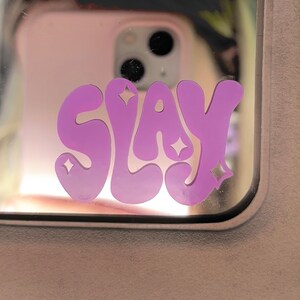 Slay Mirror Decal, Self Love Car Sticker, Mirror Sticker, Mirror Decal ...