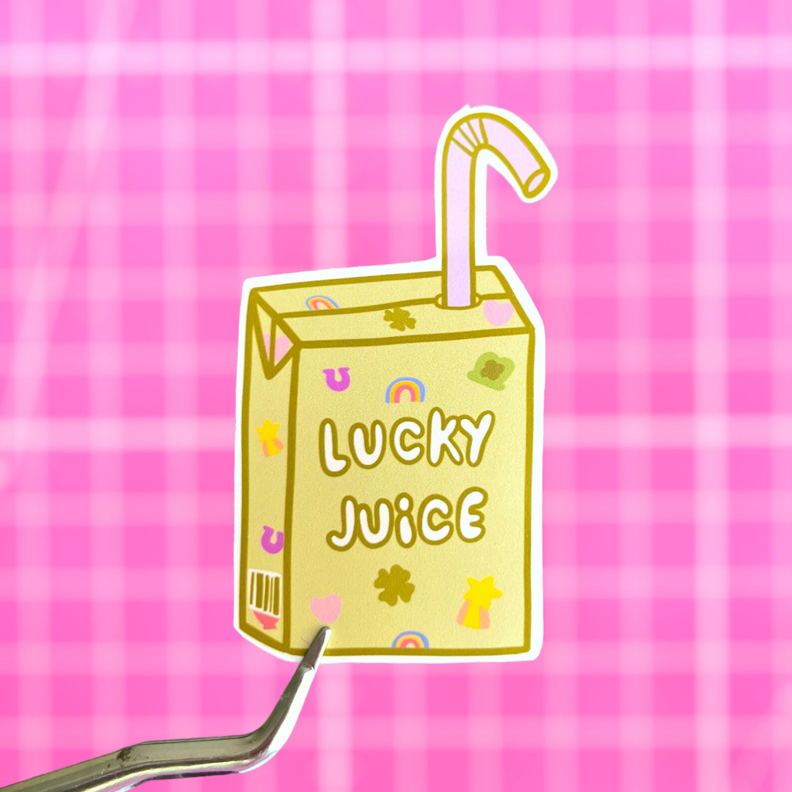 Y2K Juice Carton Sticker: Glossy Waterproof Vinyl Decal - Etsy