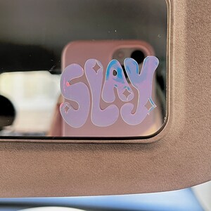 Slay Mirror Decal, Self Love Car Sticker, Mirror Sticker, Mirror Decal ...