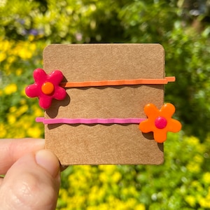 Retro Flower Hair Clips 10pcs/4pcs/2pcs, Y2k Hair Pins, 60s 70s 90s ...