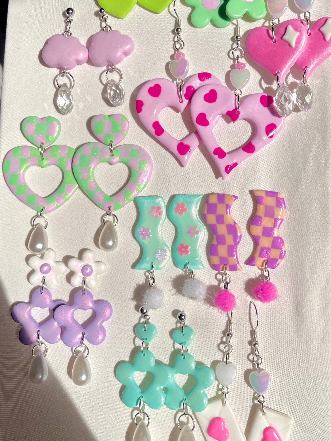 15 Dreamy Aesthetic Statement Earrings, Quirky Magical Pastel ...