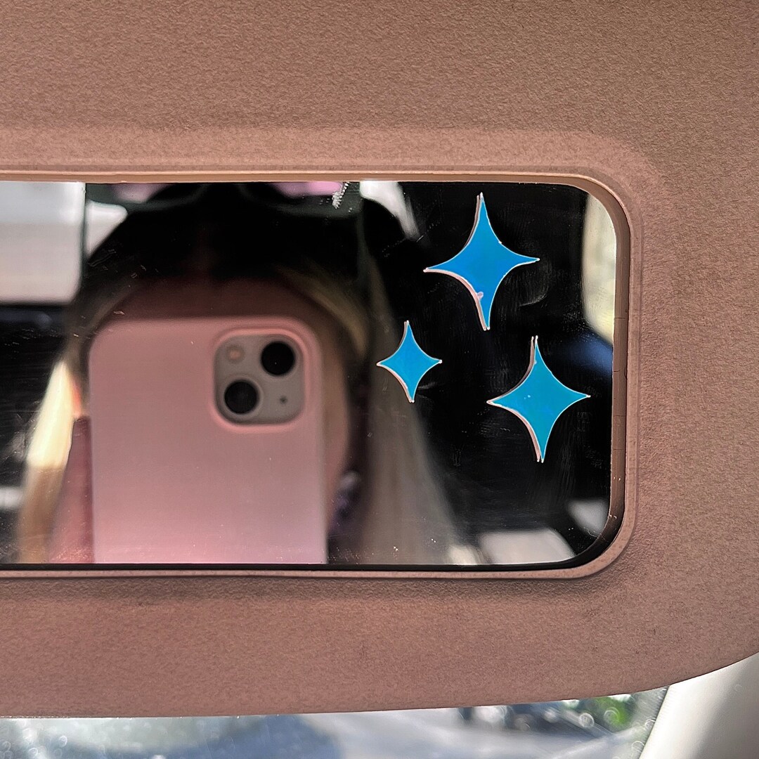 Sparkle Stars Mirror Decal, Car Sticker, Mirror Sticker, Mirror Decal ...