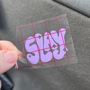 Slay Mirror Decal, Self Love Car Sticker, Mirror Sticker, Mirror Decal ...