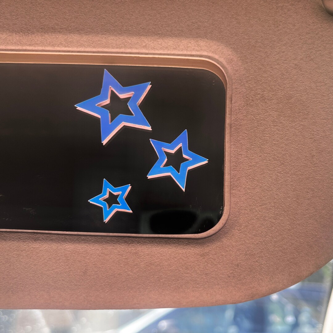 Y2k Star Mirror Decal, Car Sticker, Mirror Sticker, Mirror Decal, Car ...