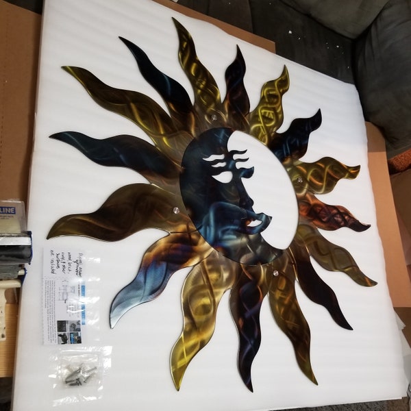 Metal Sun Decor - Etsy