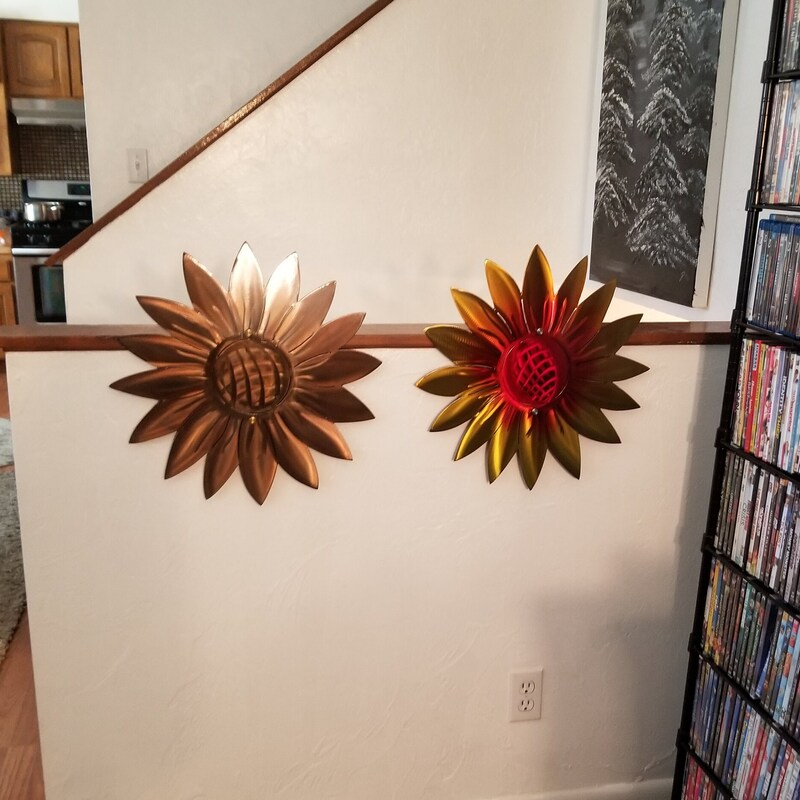 Metal Sunflower Yard Art - Etsy