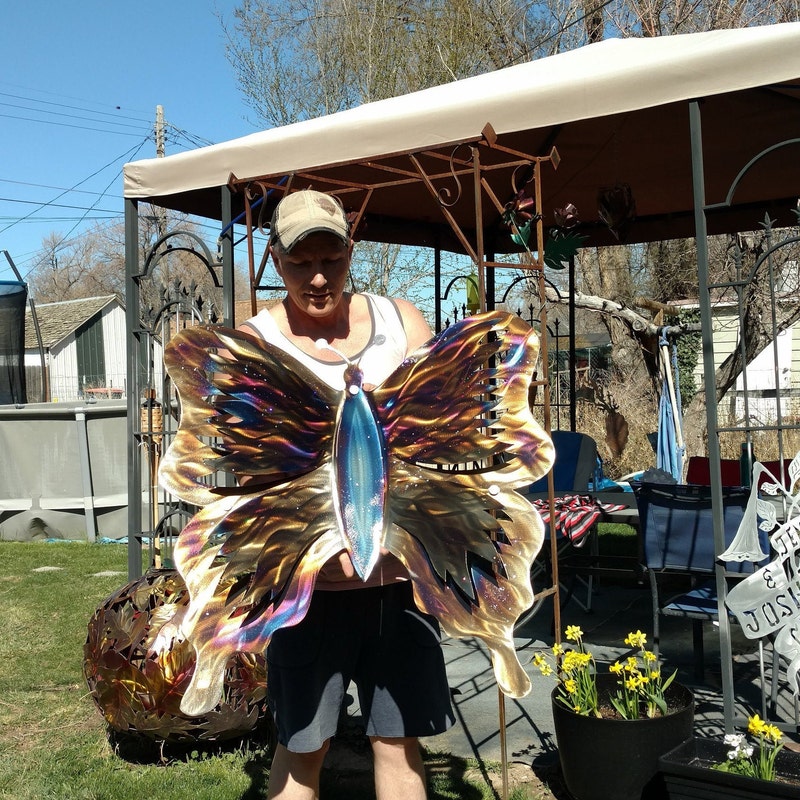 Large Outdoor Butterfly Decor - Etsy