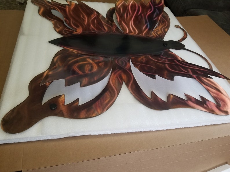 Metal Butterfly 3D Plasma Cut Sculpture Metal Wall Art - Etsy